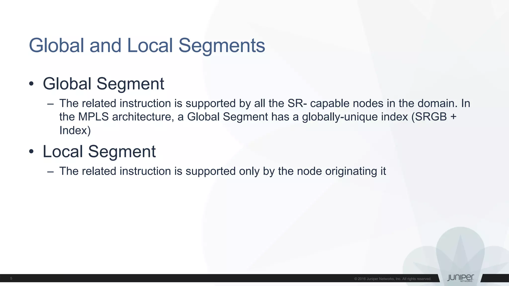 05 - IDNOG04 - Bambang Gunawan (Juniper) - Segment Routing | PDF