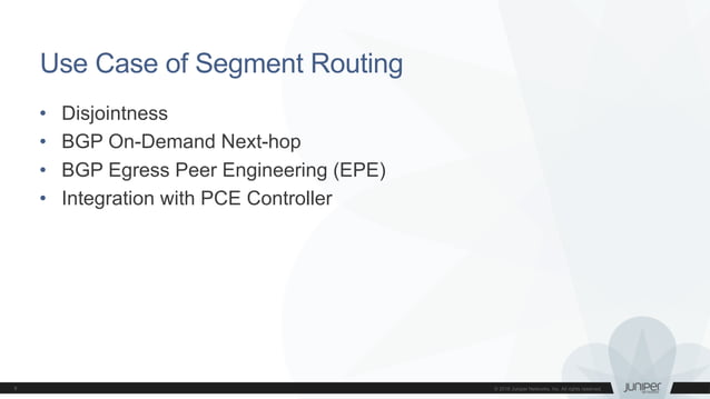 05 - IDNOG04 - Bambang Gunawan (Juniper) - Segment Routing | PDF