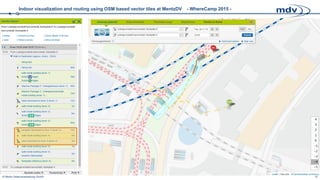 Wherecamp Navigation Conference 2015 - Indoor visualization and routing ...