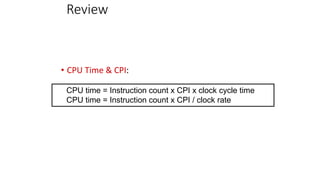 05 instruction set design and architecture | PPTX