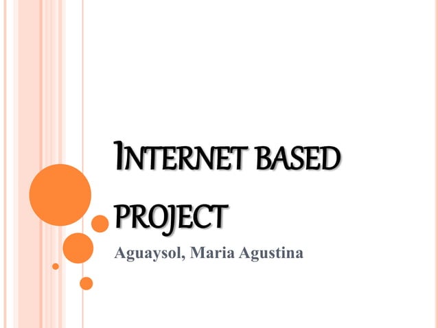 Internet based project | PPT
