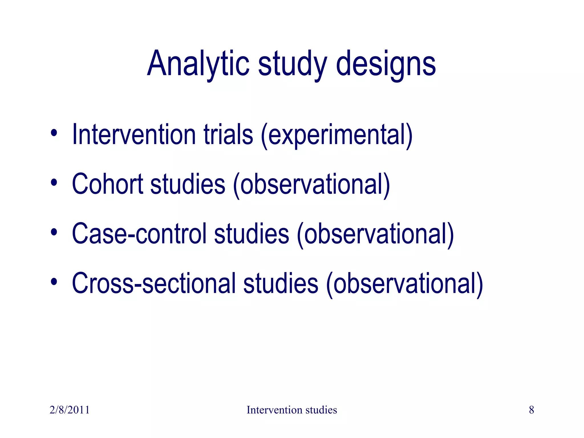 05 intervention studies | PPT