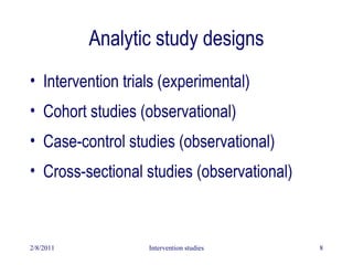 05 intervention studies | PPT