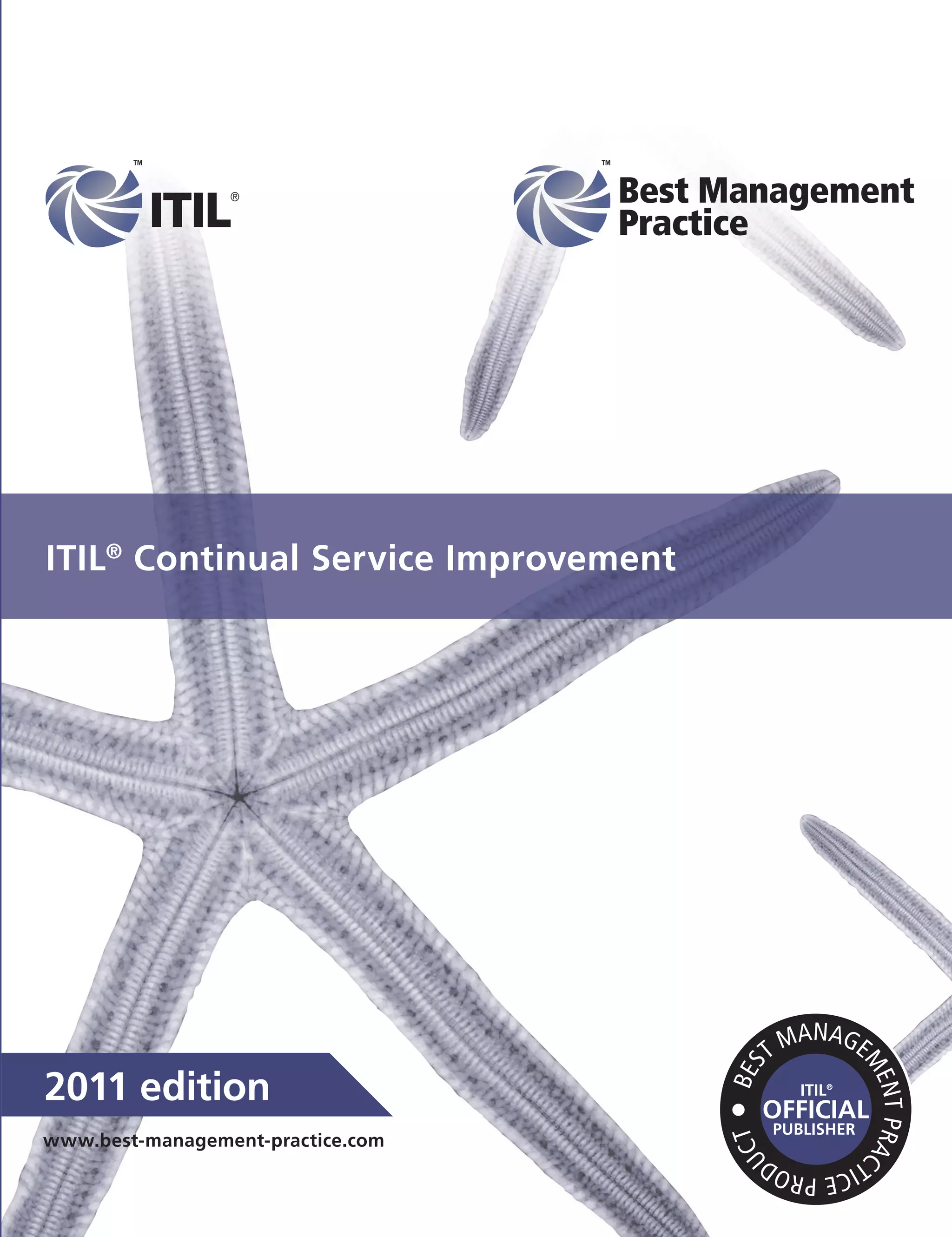 05 itil v3 2011 continual service improvement csi | PDF