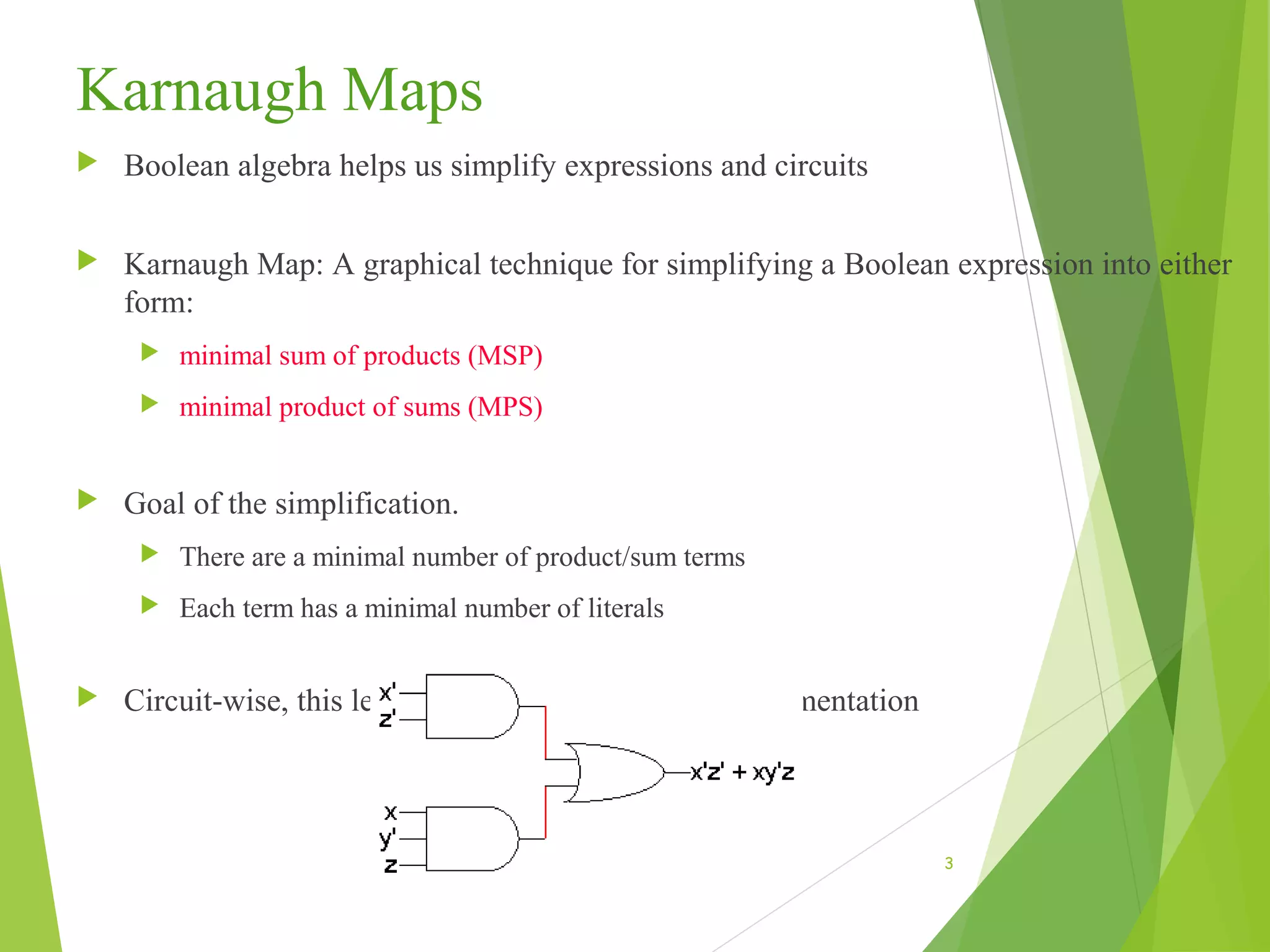 05 karnaugh maps | PPT | Programming Languages | Computing