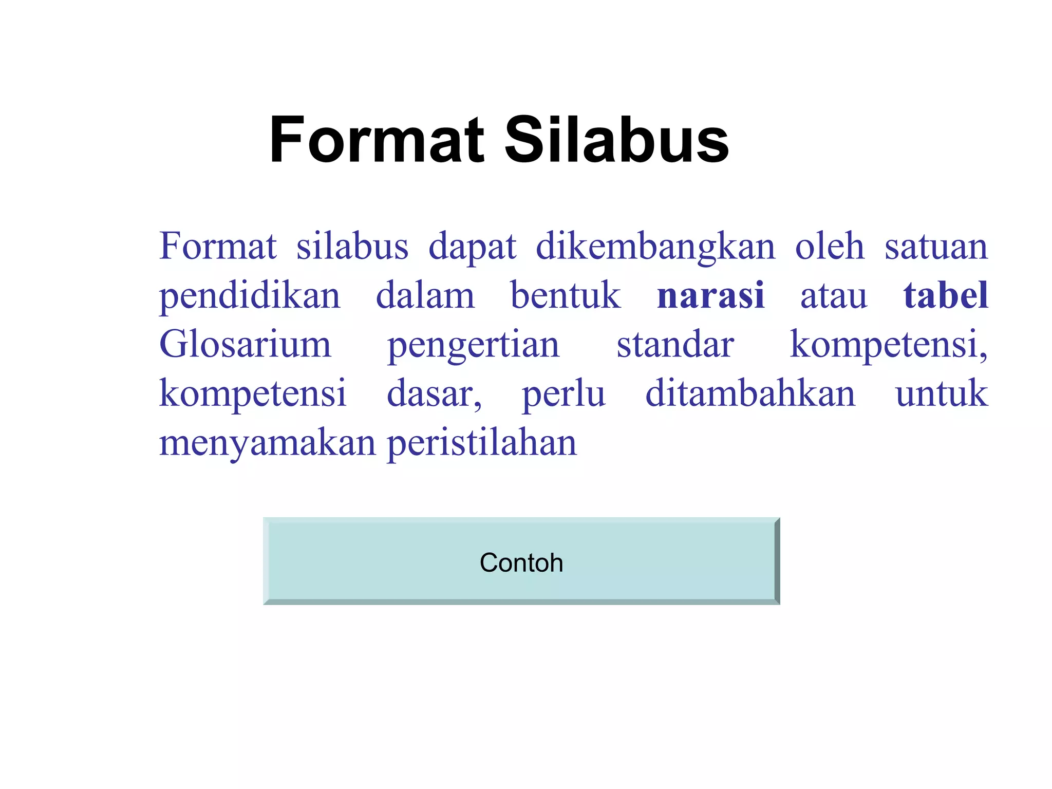 silabus | PPT
