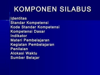 silabus | PPT
