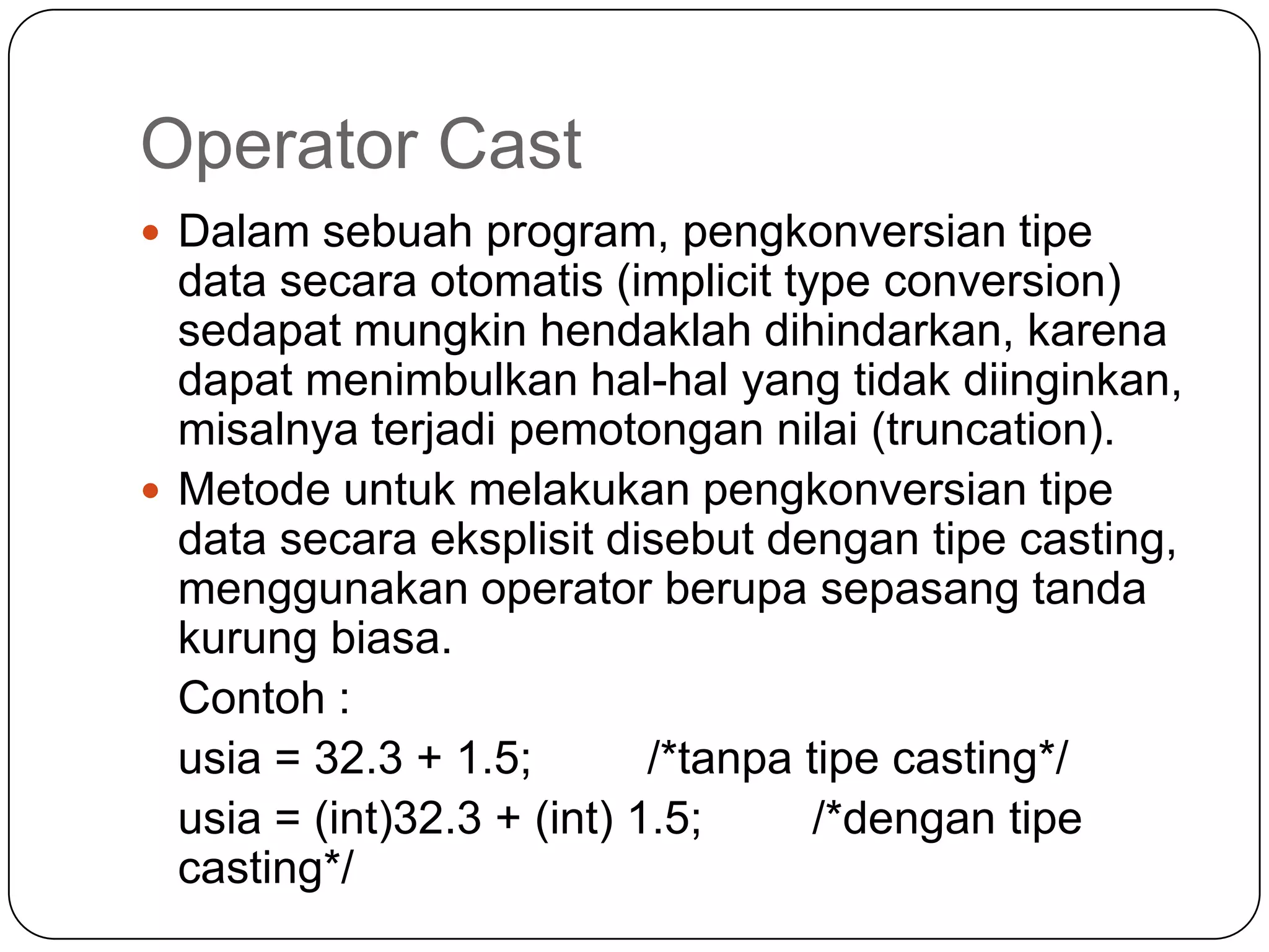 05 konsep dasar pemrograman (2) | PPTX