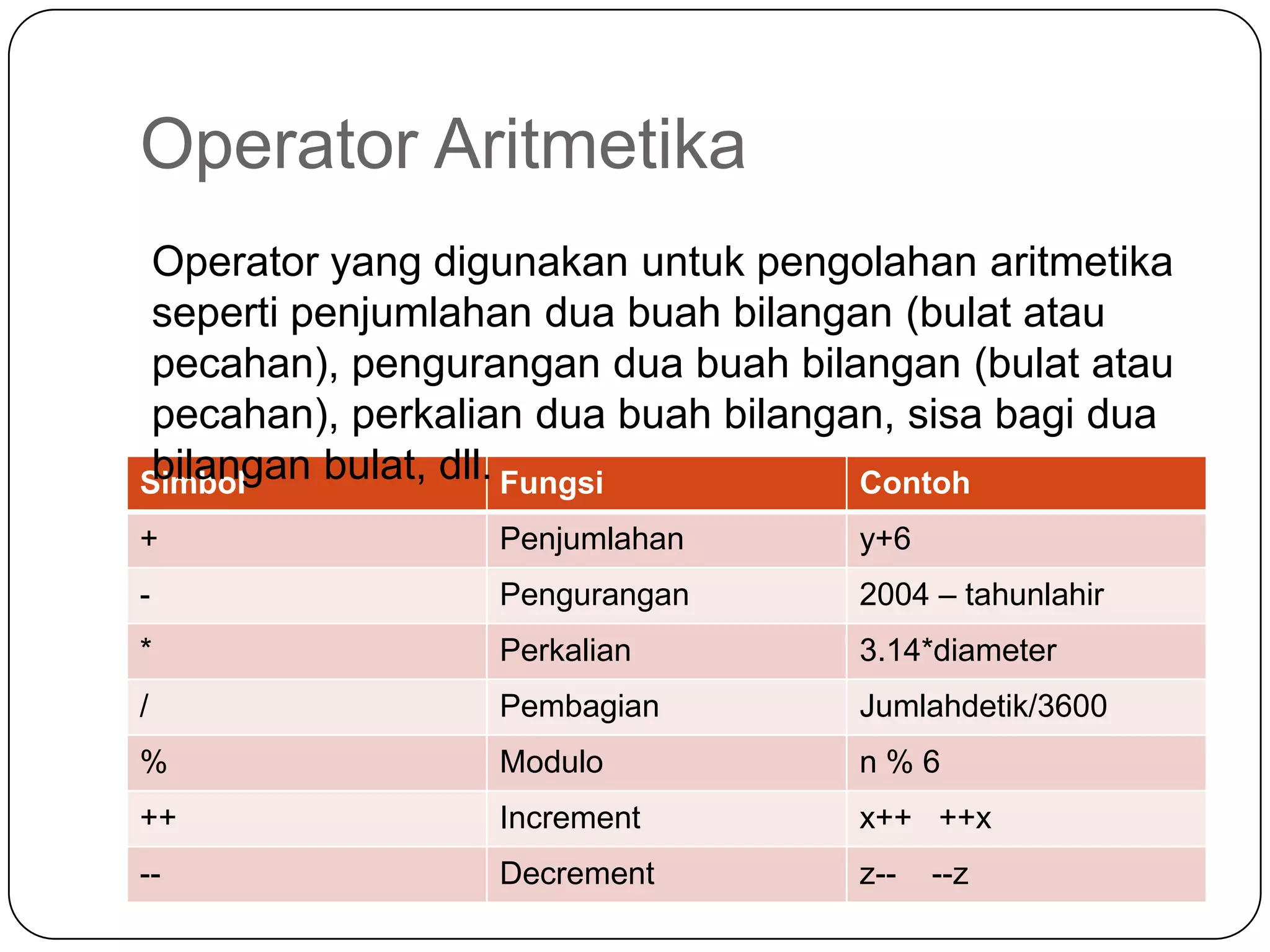 05 konsep dasar pemrograman (2) | PPTX