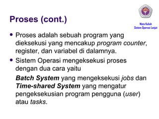 Konsep proses dan penjadwalan | PPT