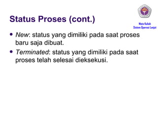 Konsep proses dan penjadwalan | PPT