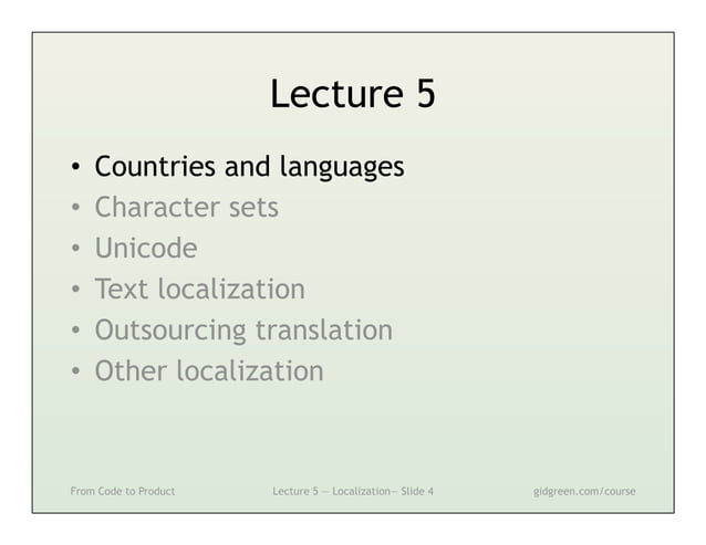 Localization and Internationalization | PPT