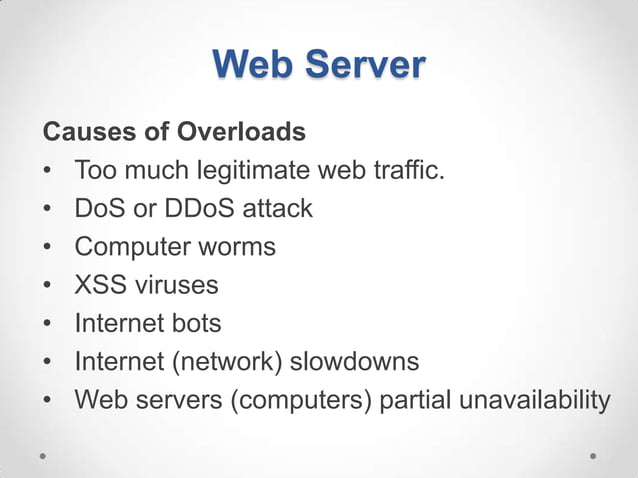 05.m3 cms list-ofwebserver | PPTX | Web Hosting | Internet