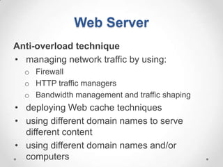 05.m3 cms list-ofwebserver | PPTX | Web Hosting | Internet
