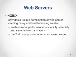 05.m3 cms list-ofwebserver | PPTX | Web Hosting | Internet