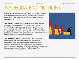 Managing the Underperformer | PPTX