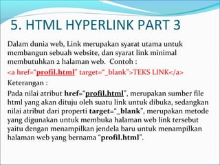 05 materi Hyperlink HTML | PPT