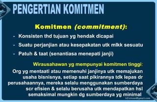 1.5 - Membangun Komitmen Tinggi | PPT