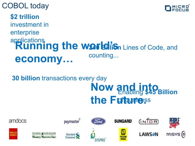 Micro Focus COBOL Product Strategy & Roadmap | PPTX