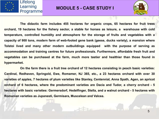 CASE STUDY: Moara Domneasca didactic farm | PPT