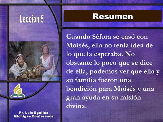 05 Moises Y Sefora | PPS | Judaism | Religion & Spirituality