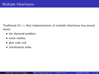 Multiple Inheritance | PPT