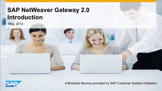 SAP NetWeaver Gateway - Introduction | PPT