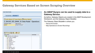 SAP NetWeaver Gateway - Introduction | PPT