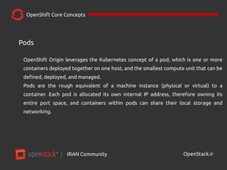 OpenShift In a Nutshell - Episode 05 - Core Concepts Part I | PDF