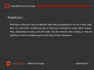 OpenShift In a Nutshell - Episode 05 - Core Concepts Part I | PDF
