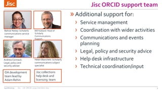 UK ORCID Consortium members day 2019 | PPT
