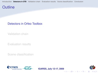 Assessment of interest points detection algorithms in OTB | PDF | Graphics Software | Computer ...