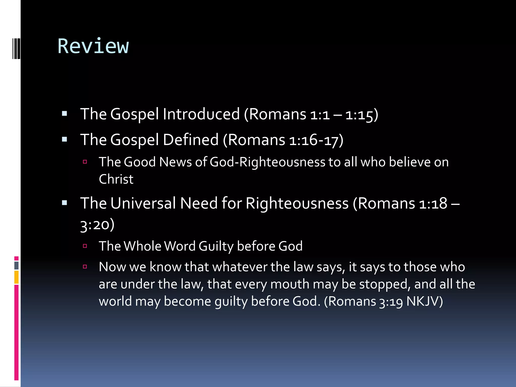 05 Pauls Letter To The Romans 4 Ppt