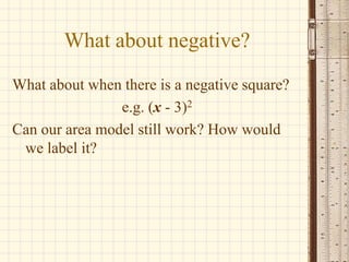05 perfect square, difference of two squares | PPTX | Physics | Science
