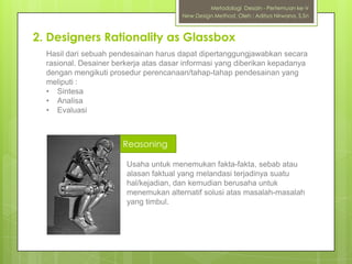 05. Metodologi Desain, New Design Method | PPTX