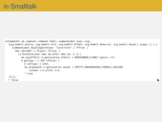 Pharo Smalltalk as Universal Development Platform | PPT