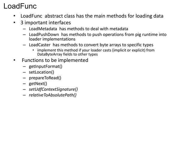 05 pig user defined functions (udfs) | PPTX