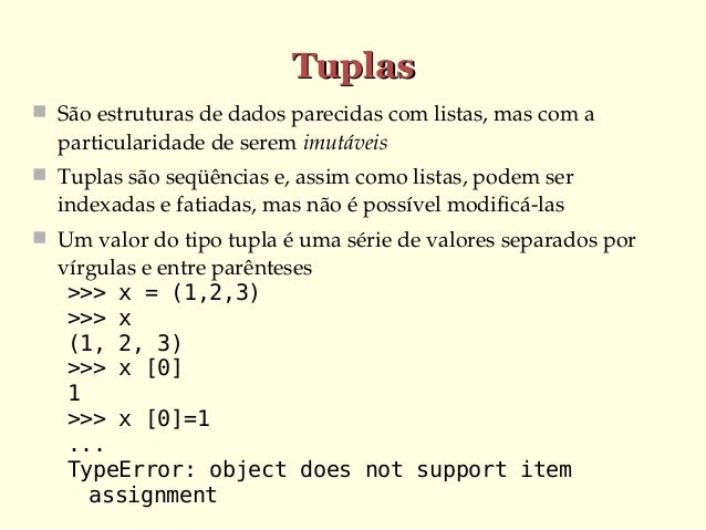 05 Programando Em Python Tuplas E Strings