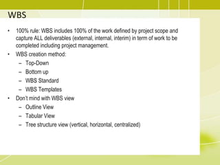 PMP Training - 05 project scope management | PPTX