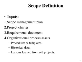 05 project scope management | PPT