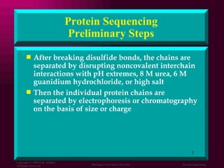 05. Protein Sequencing | PPT