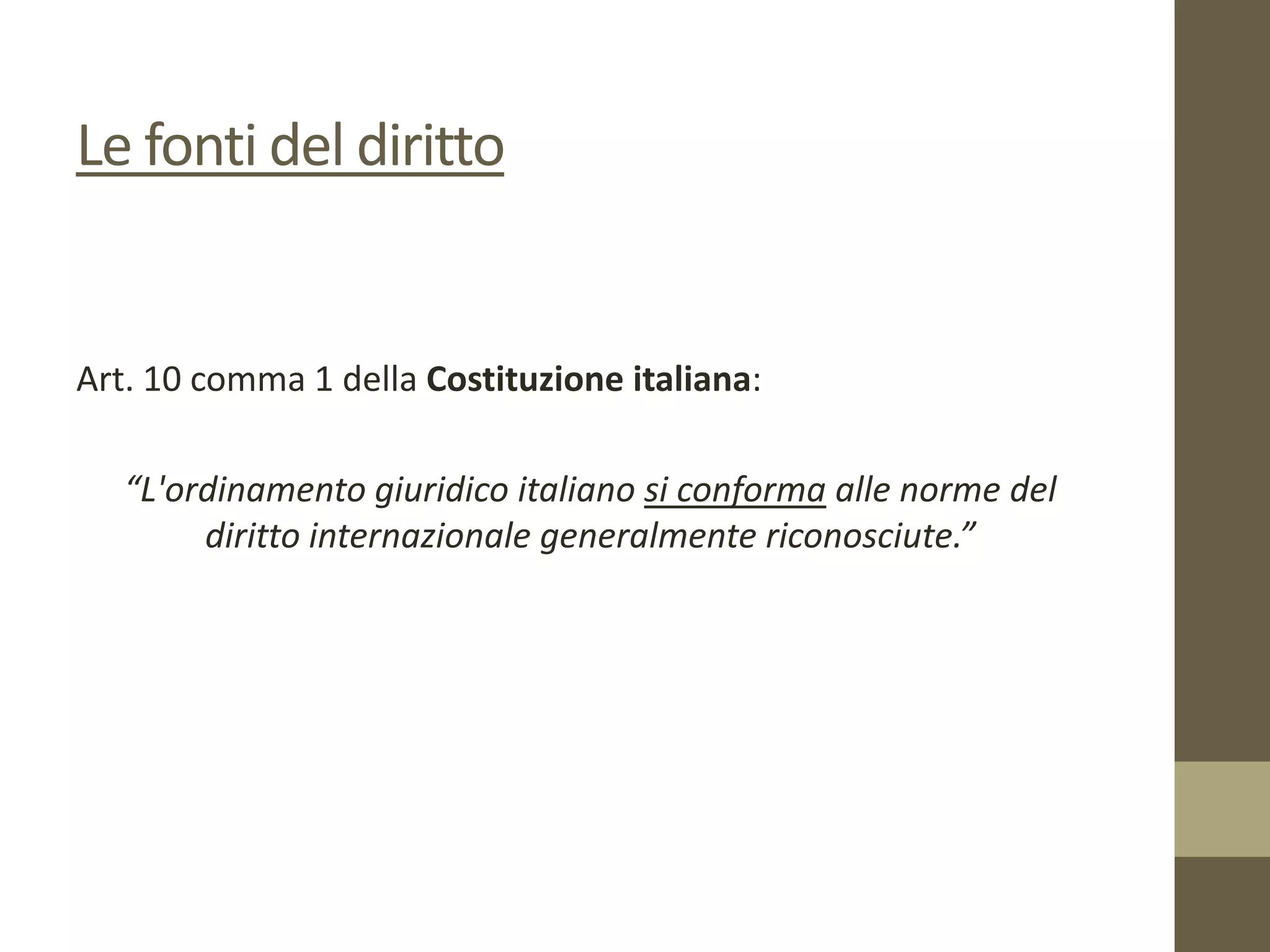 MMT - Rango delle fonti del diritto | PPTX