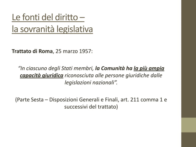 MMT - Rango delle fonti del diritto | PPT