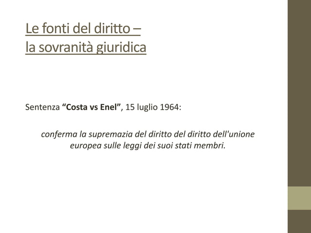 MMT - Rango delle fonti del diritto | PPT