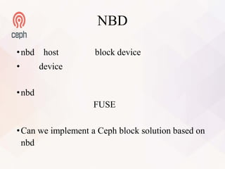 Design realization and application of RBD NBD - Wang Li | PPT
