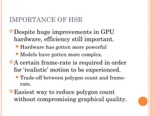 GRPHICS05 - Rendering (2) | PPT