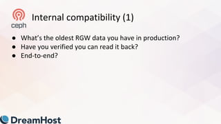 RGW S3: Features vs deep compatibility - Robin Johnson | PDF | Web ...