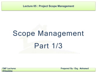 PMP Preparation - 05 Scope Management | PPTX | Business | Business and ...