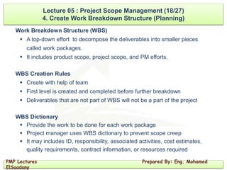 PMP Preparation - 05 Scope Management | PPTX | Business | Business and ...