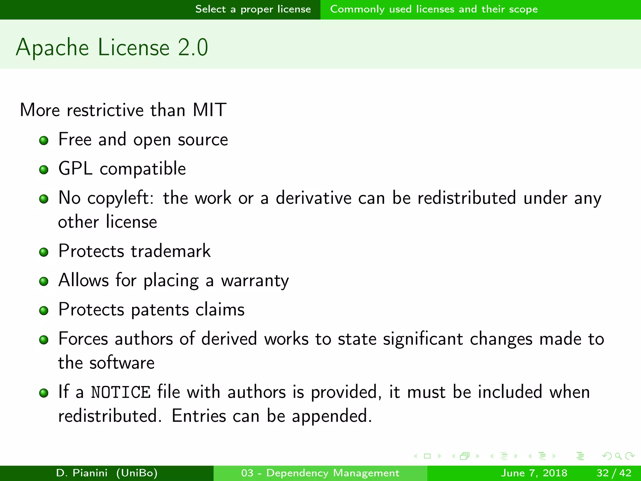 Versioning and License selection | PDF | Operating Systems | Computer Software and Applications